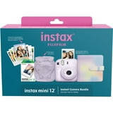 FUJIFILM INSTAX MINI 12 Instant Film Holiday Camera- Purple + 60 ...