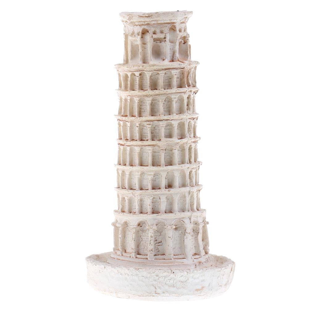 resin material art Crafts of Pisa Sculpture Model Layout Statue for ...