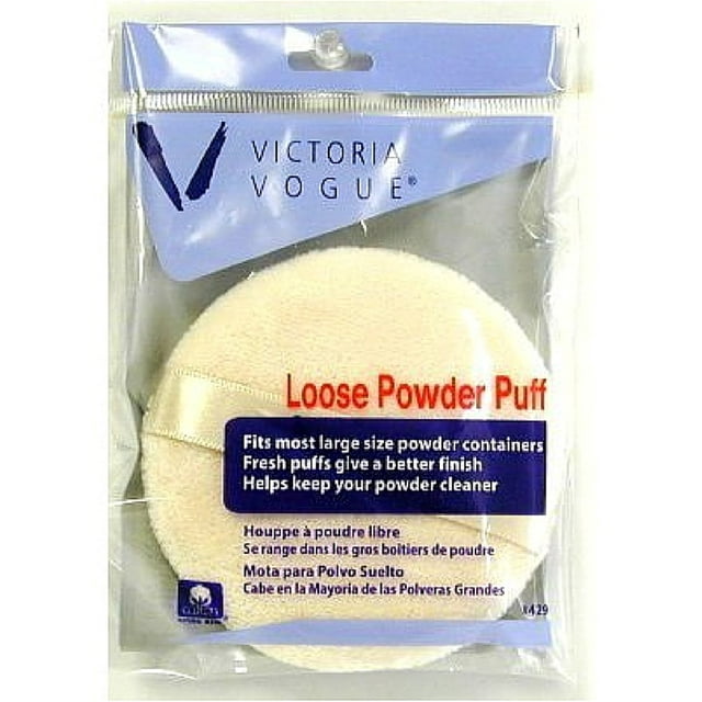 2 Pack - Round Loose Powder Puff 1 ea - Walmart.com