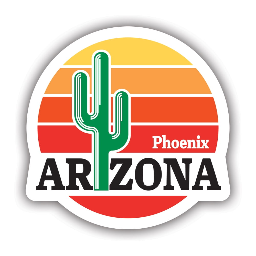Phoenix Arizona Sticker Decal - Self Adhesive Vinyl - Weatherproof ...