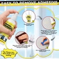 Adhesive Remover, Surface-Safe Sticker Remover Spray, Glue Remover That ...