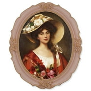 Black Picture Frame 11x14 Oval Photo Frames Antique Gallery Wall Decor ...