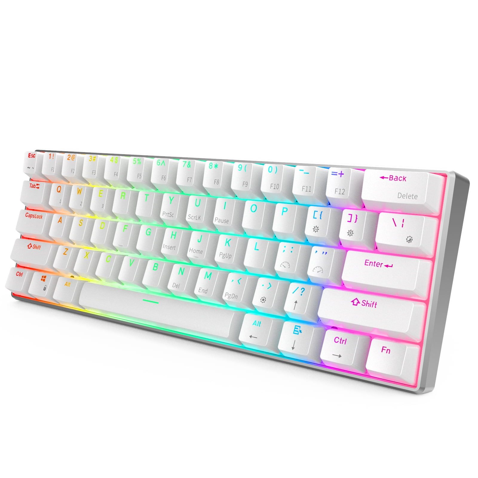 Buy Royal Kludge RK61 Pro White Mechanical Gaming Keyboard Bluetooth ...