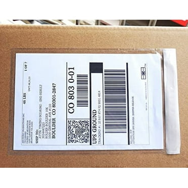 1000 Pack 7"x10" Shipping Label Sleeves - Packing Slip Envelope Pouches ...