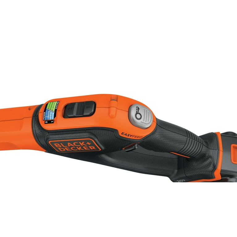 BLACK DECKER 20V MAX 2 Speed Convertible String Trimmer Edger with EASYFEED 12 Inch Double Runtime LSTE525 Walmart