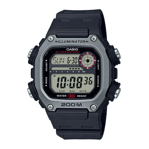 Casio - Casio Men's Heavy Duty Digital Sport Watch, Black-Silver ...