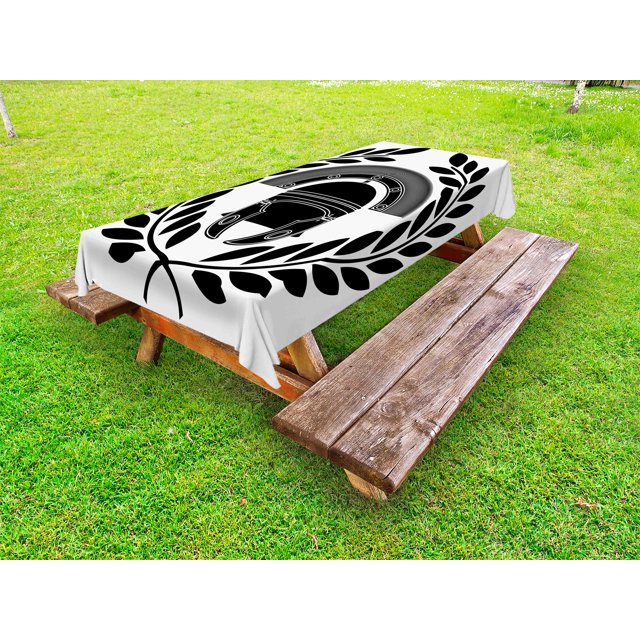 Toga Party Outdoor Tablecloth, Ancient Greek Figure Classic ...