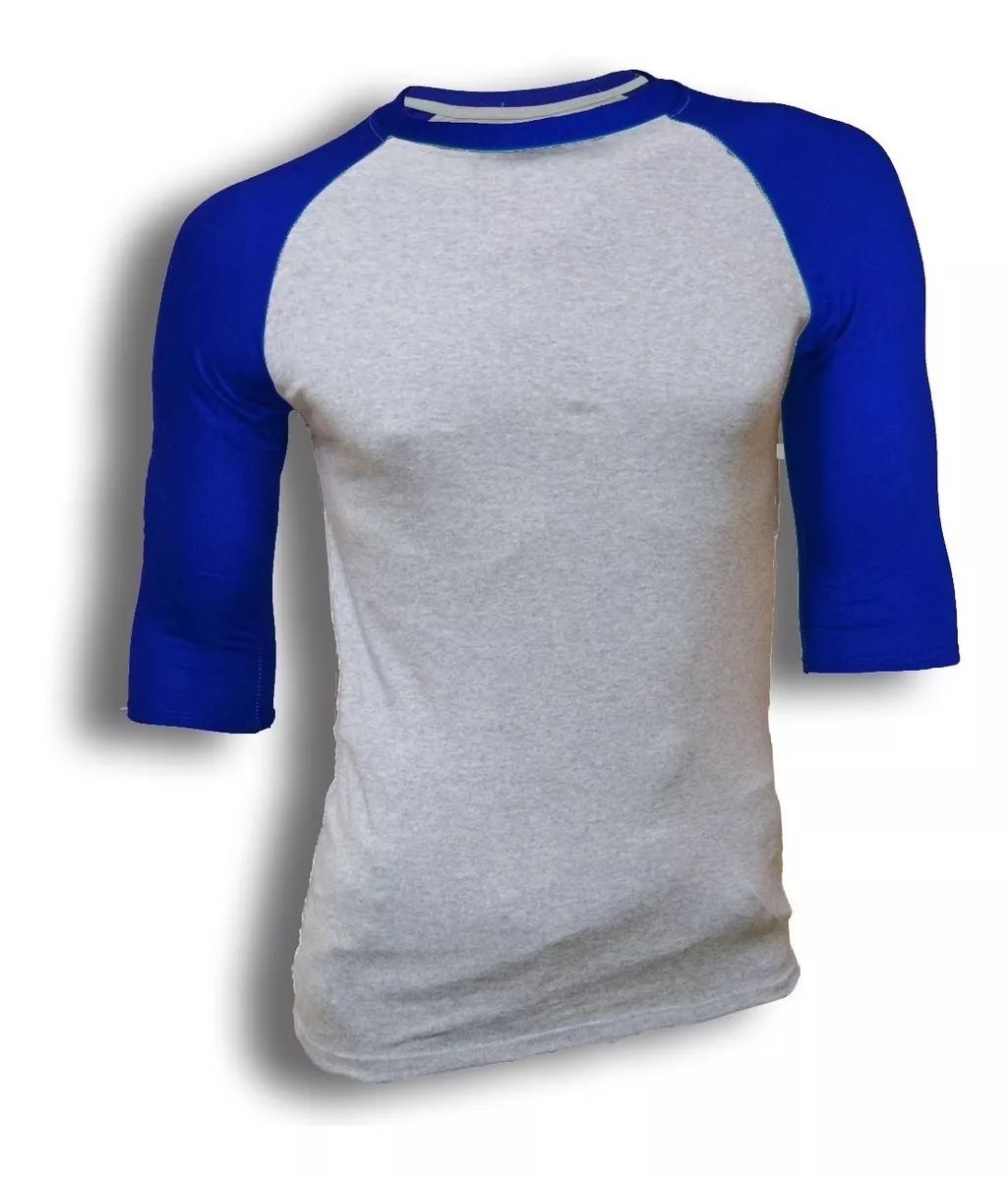 Playera Manga Ranglan Manga 3/4 Para Caballero A008 | Walmart en línea