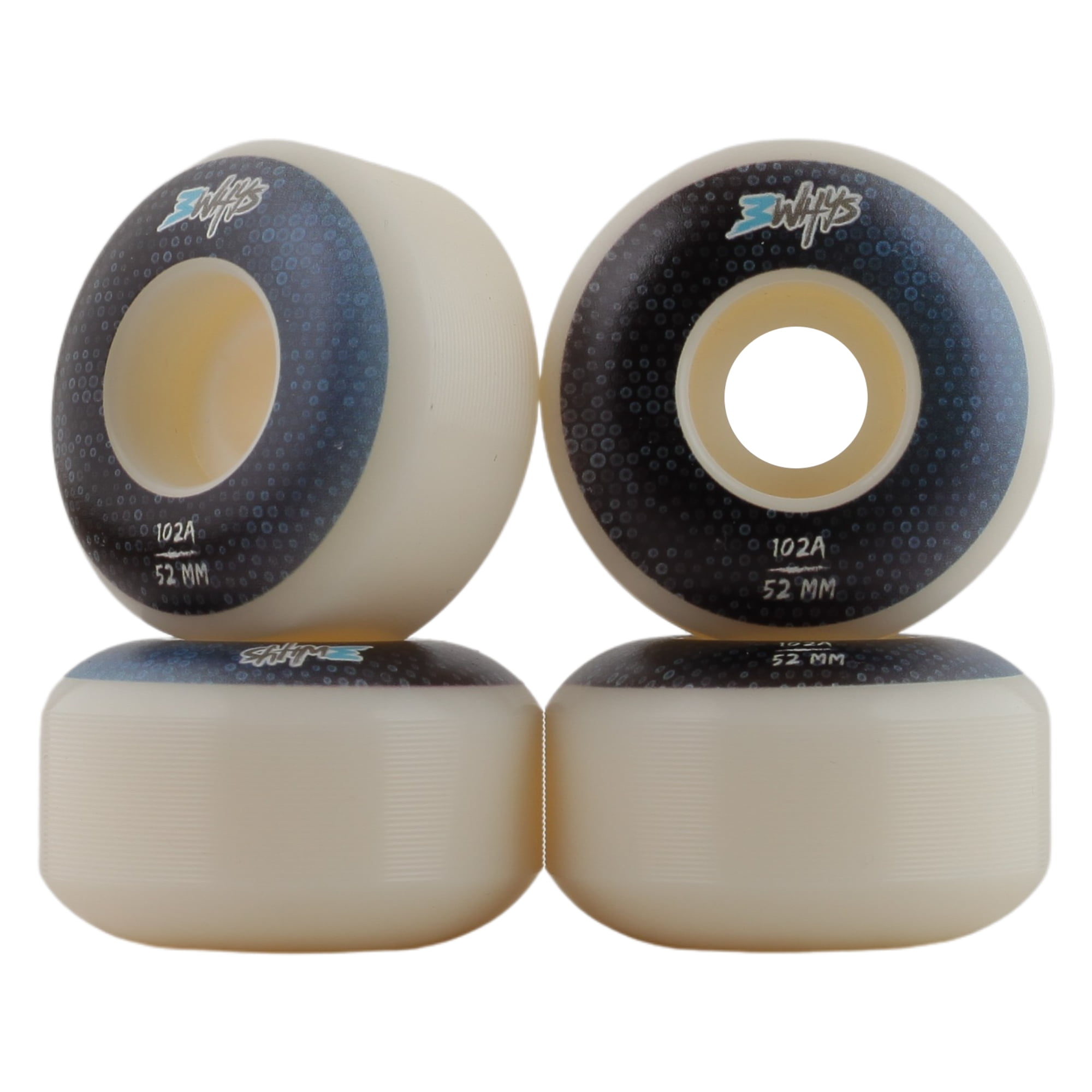 3WHYS 52mm 102A Set Of 4 Graphic Skateboard Wheels (Tile) - Walmart.com