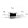 Aquarium Check Valves Plastic One Way Non-Return Check for Oxygenation ...