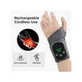 Rechargeable Heated Wrist Massager Brace 3 Heat Vibration Modes Hot ...
