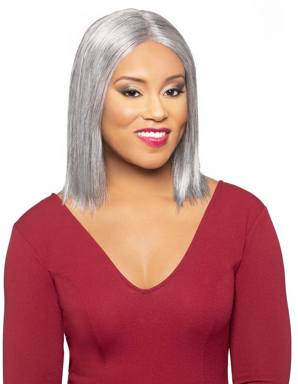 Foxy Silver Weave, Foxy Silver (Just One Straight) Brazilian Human Hair ...