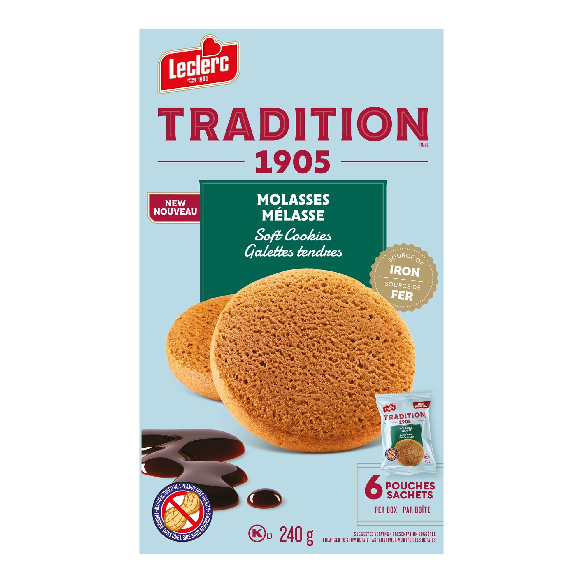 Click here for Tradition Molasses Soft Cookie 240g prices