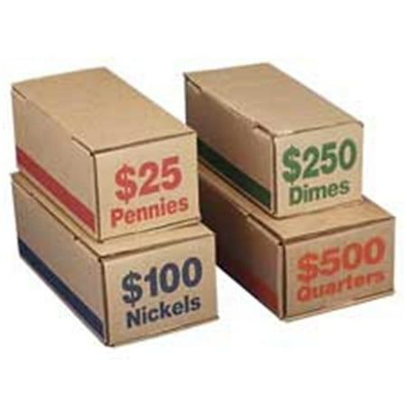PM Company PMC61010 Coin Box- Dimes- 250- 50-CT- Green - Walmart.ca