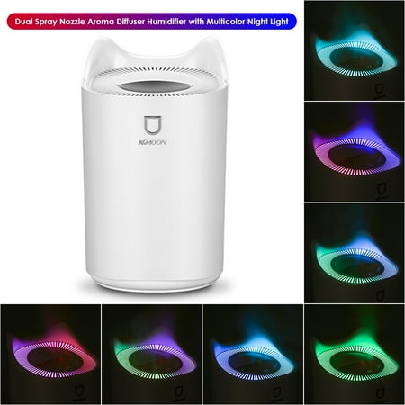 DC5 V 4 W Dual Spray Nozzle Aroma Diffuser Humidifier with Multicolor ...