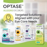 OPTASE Allegro Lubricated Eye Drops - Instant Relief for Dry Eyes & Environmental Irritants ...