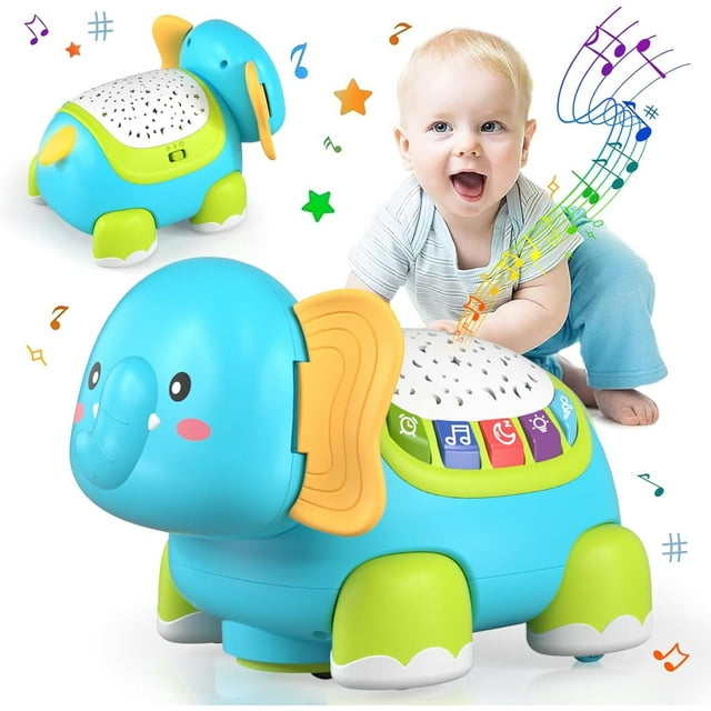 GRM Baby Toys 6 to 12 Months, Baby Crawling Toys Musical Moving Toys ...