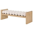 Best Master Furniture 52" Upholstered Contemporary Indoor Bench, Dagni ...