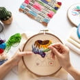12 Skeins Embroidery Floss Polyester Embroidery Threads Bracelets ...