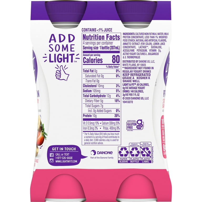 Dannon Light And Fit Protein Shake | Shelly Lighting