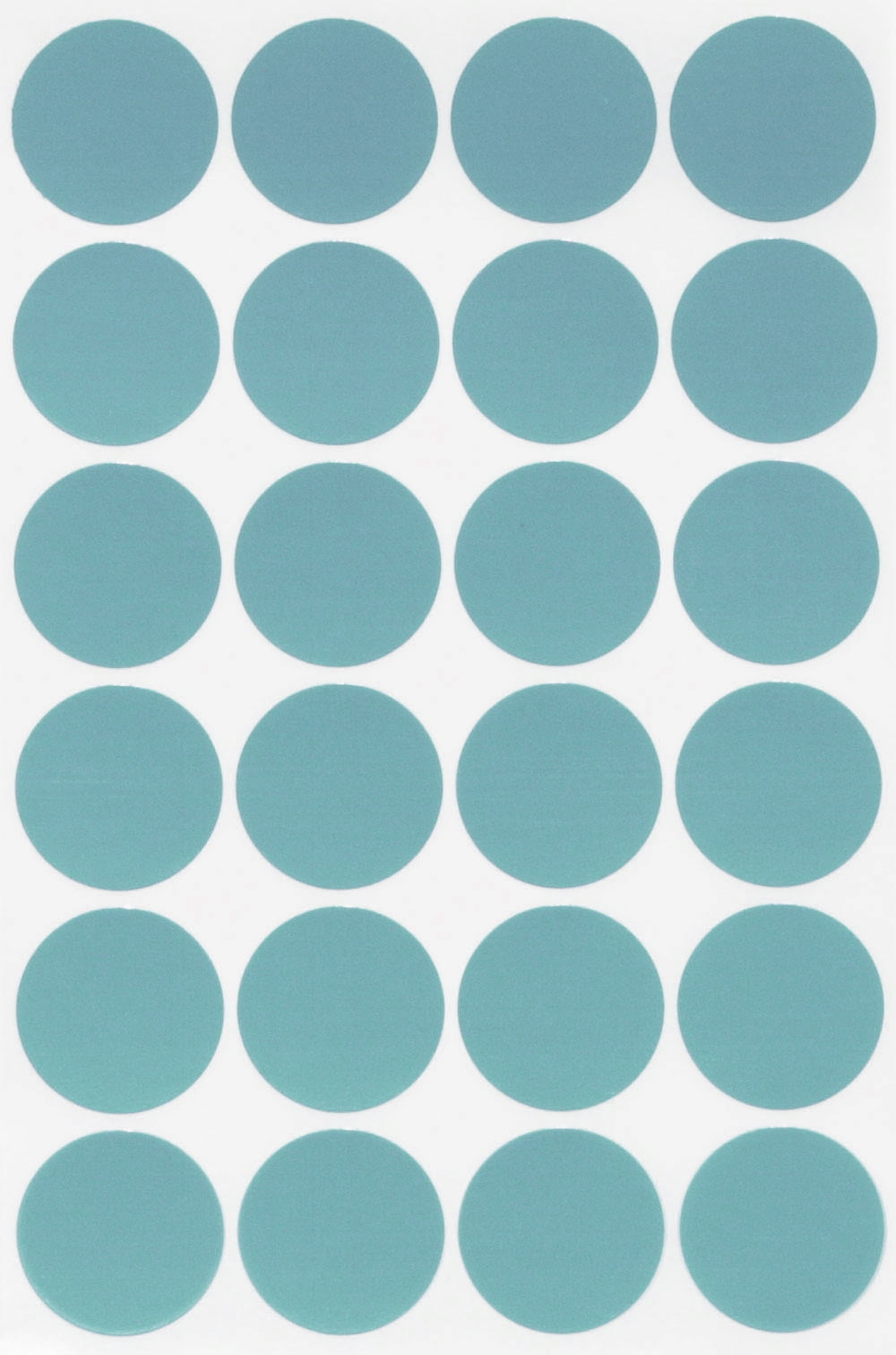 Royal Green Light Blue Labels Round 1 inch Paper Stickers 25 mm - 360 ...