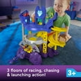 Fisher-Price DC Batwheels Race Track Playset, Launch & Race Batcave ...