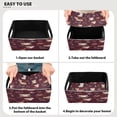 2 Pcs Foldable Felt Storage Bins Decorative Fabric Organizer Baskets ...