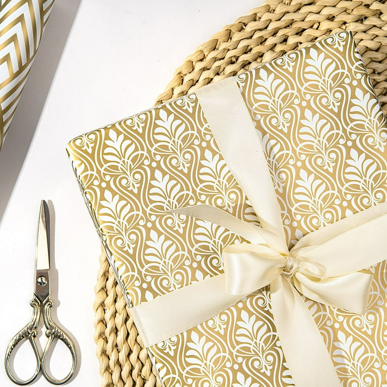 Gold Pattern Wrapping Paper