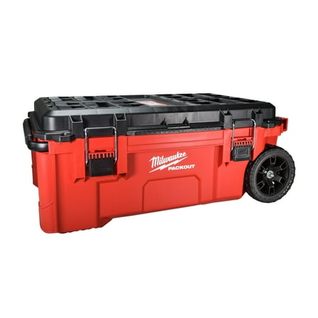 Milwaukee 48-22-8401 PACKOUT 22 in. Rolling Tool Box, 22 in. Large Tool ...