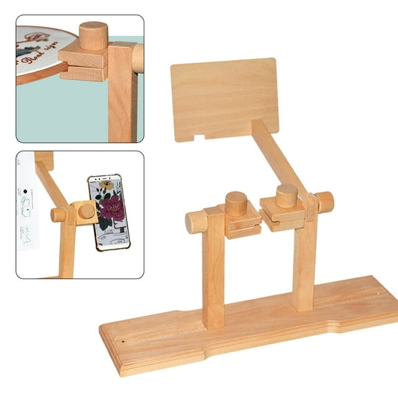 Embroidery Stand, Adjustable Cross Stitch Floor Frames With 12 Hanging ...