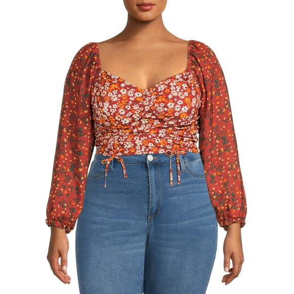 Plus Size Red Tops
