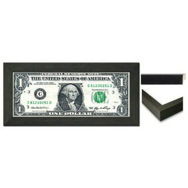 Business First Dollar Frame - Charcoal Grey Wood - Walmart.com