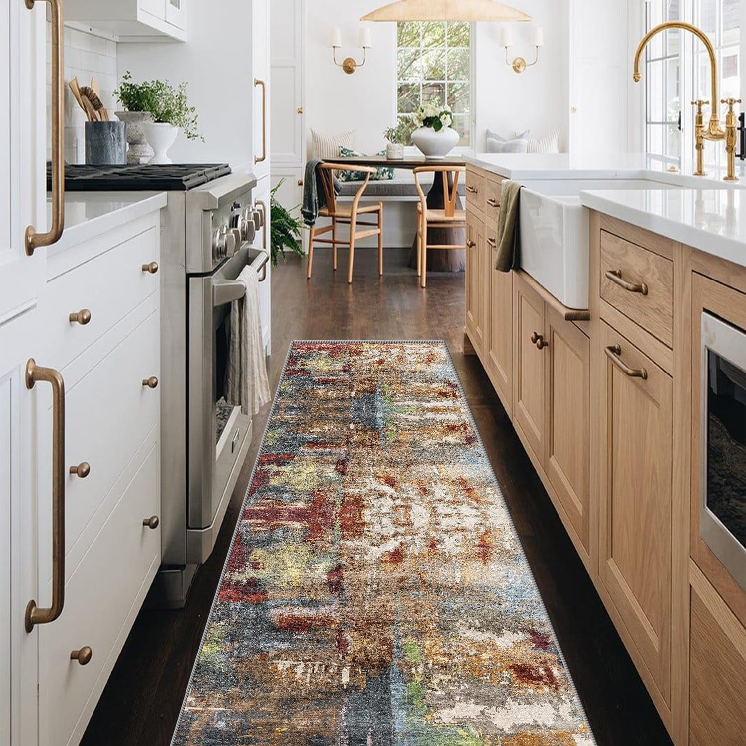 Click here for Siabc-Runner Rug For Hallway Non-Slip 2x6 Ft Abstr... prices