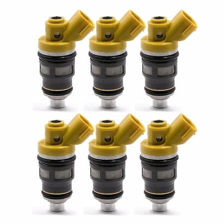 1001-87091 6x 650cc Fuel Injectors For Toyota Supra Jza70 1jzgte 1jz ...