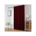 Burgundy Red Room Darkening Grommet Curtain Panel Pair 52x84 Inch ...