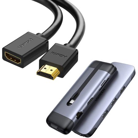 Bundle USB C Hub 9 in 1 USB Type C HDMI Multiport Adapter Dock with ...