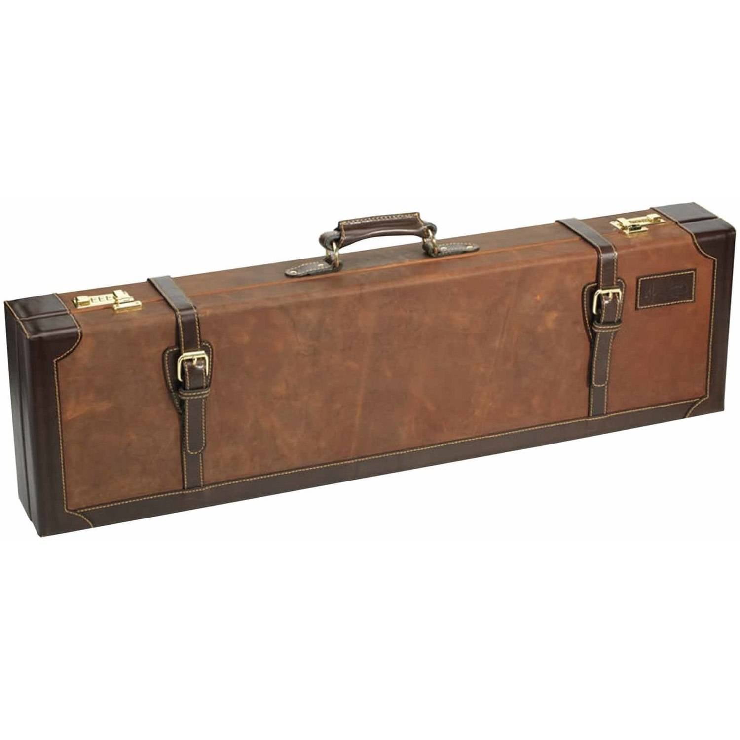 Browning John M. Browning Crazy Horse Fitted Gun Case Leather Brown ...