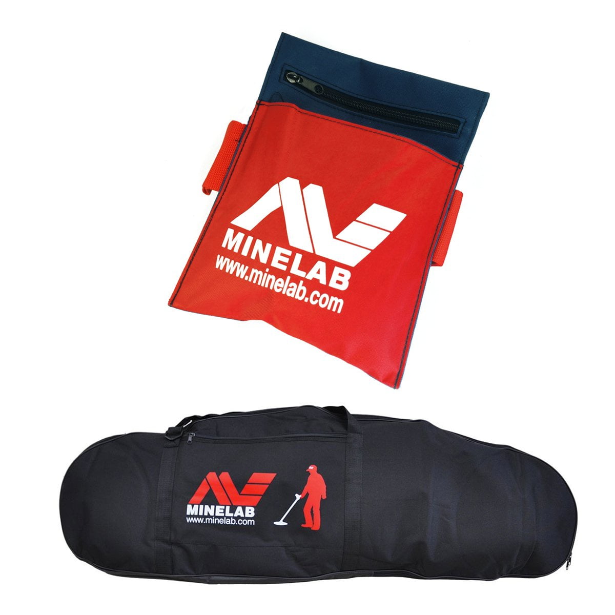Minelab Deluxe Carry Bag and Minelab Canvas Treasure Tool Pouch ...