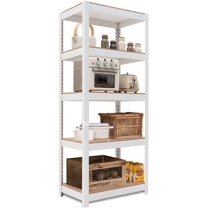 King's Rack 4-Tier Metal Organizer Shelf Unit: Strong, Stackable Garage ...