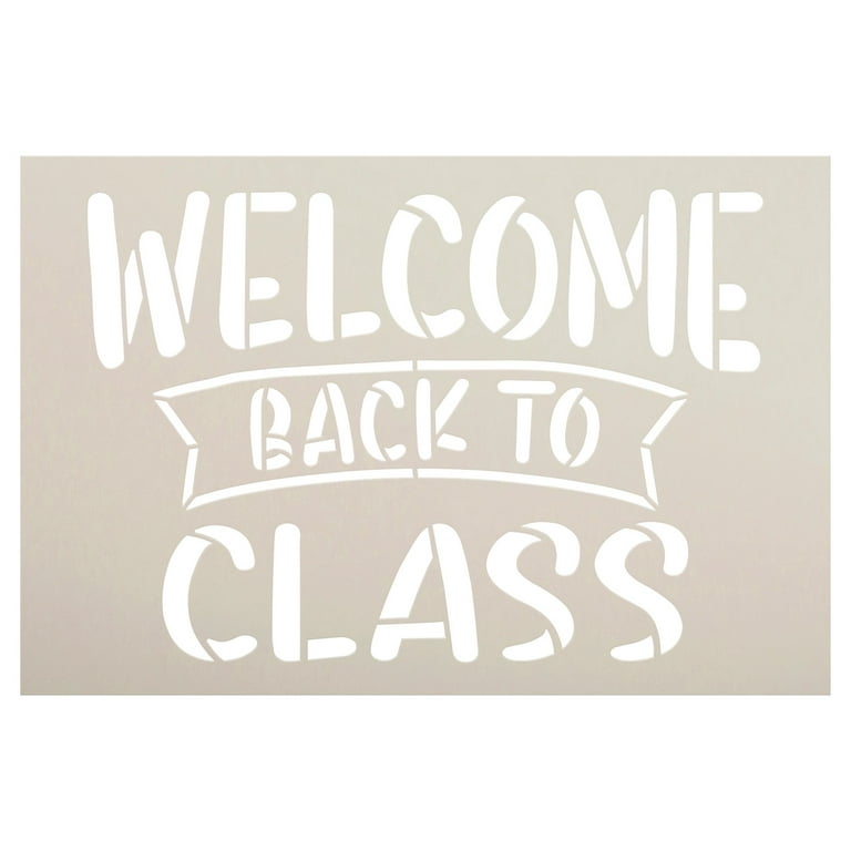 Welcome Back Sign Template