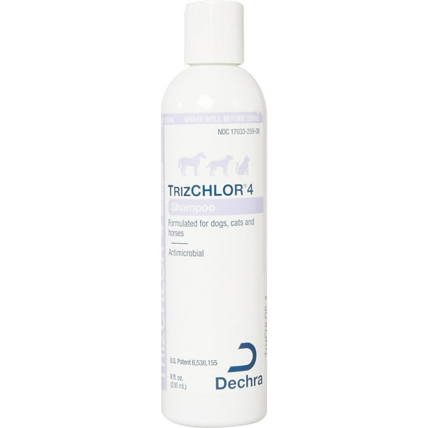 Dechra TrizCHLOR 4 Shampoo for Cats and Dogs 16 oz - Walmart.com