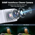 5K 64MP Digital Camera with Dual Front/Rear Lenses - Autofocus, Anti ...