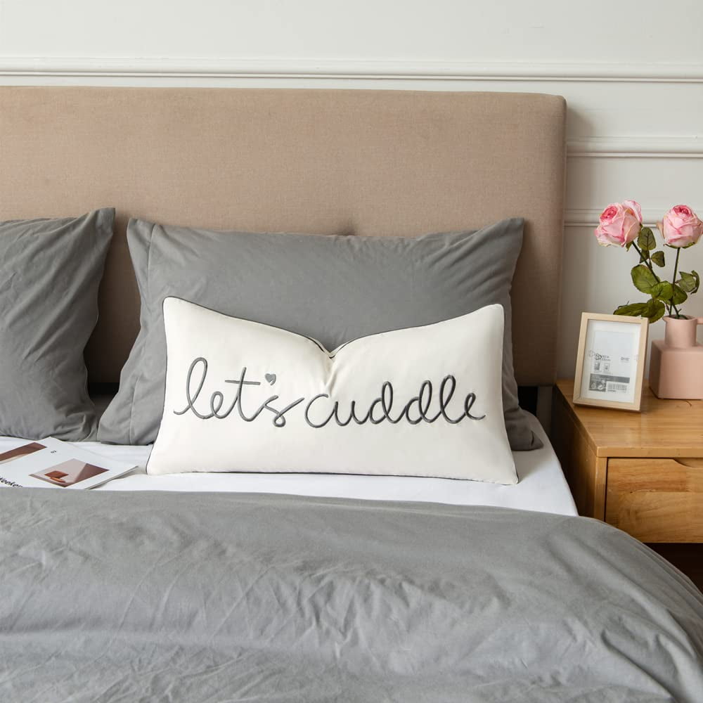 Click here for Sanmetex Lets Cuddle Decorative Lumbar Pillow Cove... prices