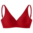 AJGRHE Women Stretch Fabric Bra Seamless Full Coverage Comfort Bra with ...