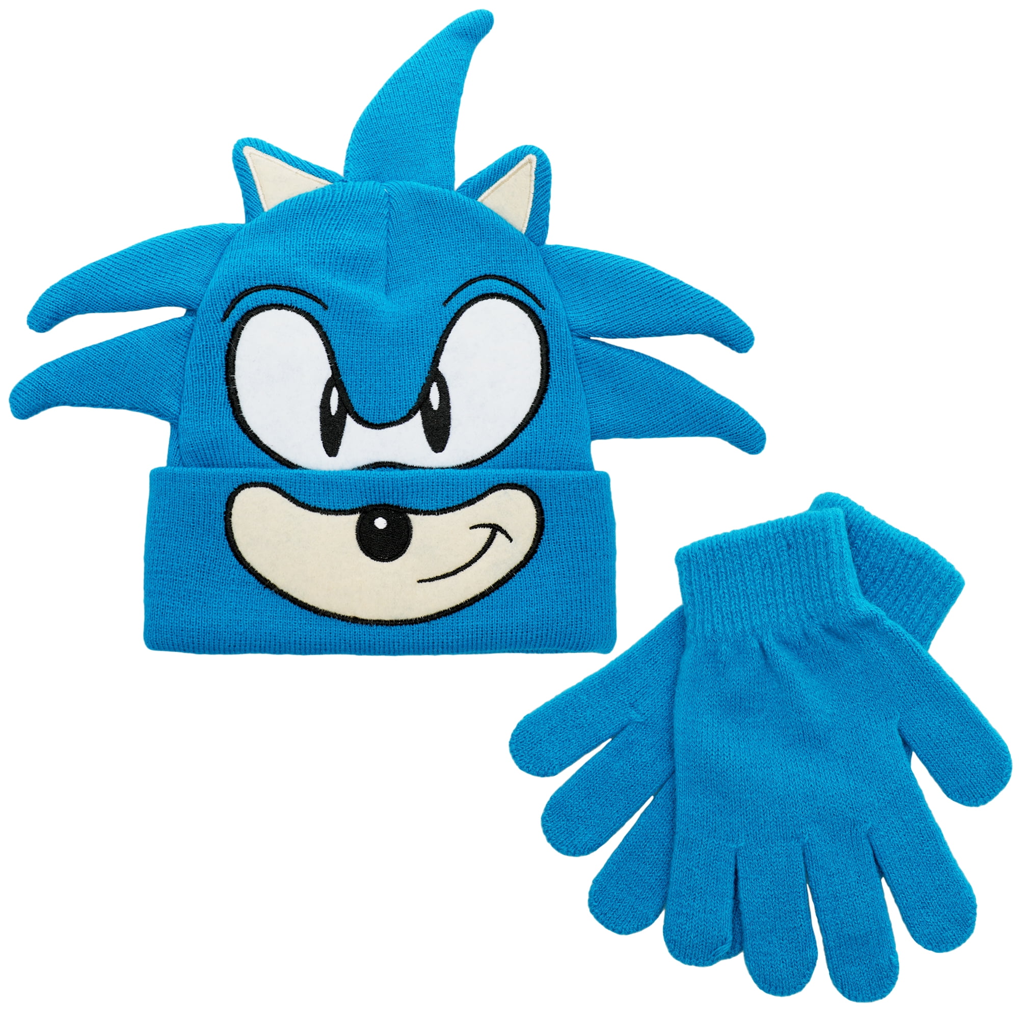 Sonic Cuff Hat with gloves - Walmart.com
