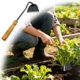 All-Steel Hardened Hollow Hoe, 2026 Garden Hand Hoe/Sickle Weed Puller ...