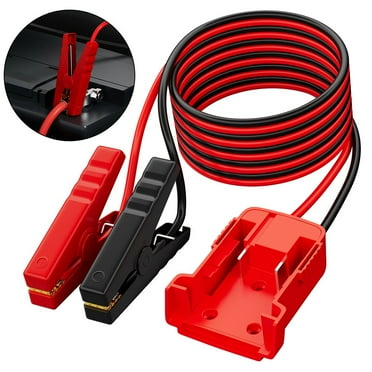 Jumper Cables for DeWalt 20v Batteries, With 60 Amp Switched Waterproof ...
