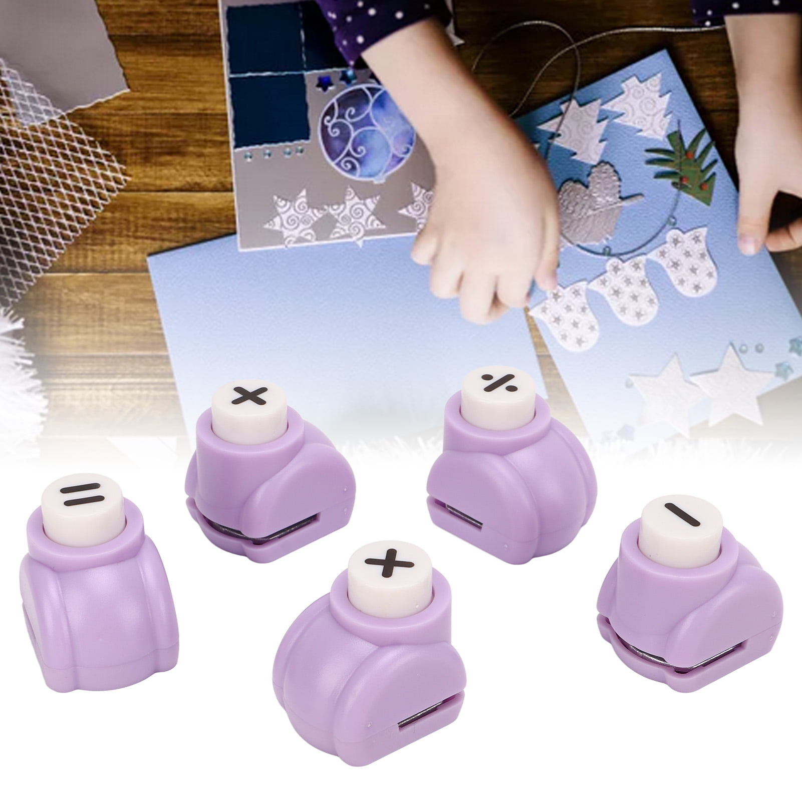 Formas de perforadora de papel, 5 piezas de perforadoras de papel para manualidades ...