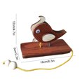 HBASD Vintage Wooden Handmade Creative Woodpecker Door Bell with Pull ...