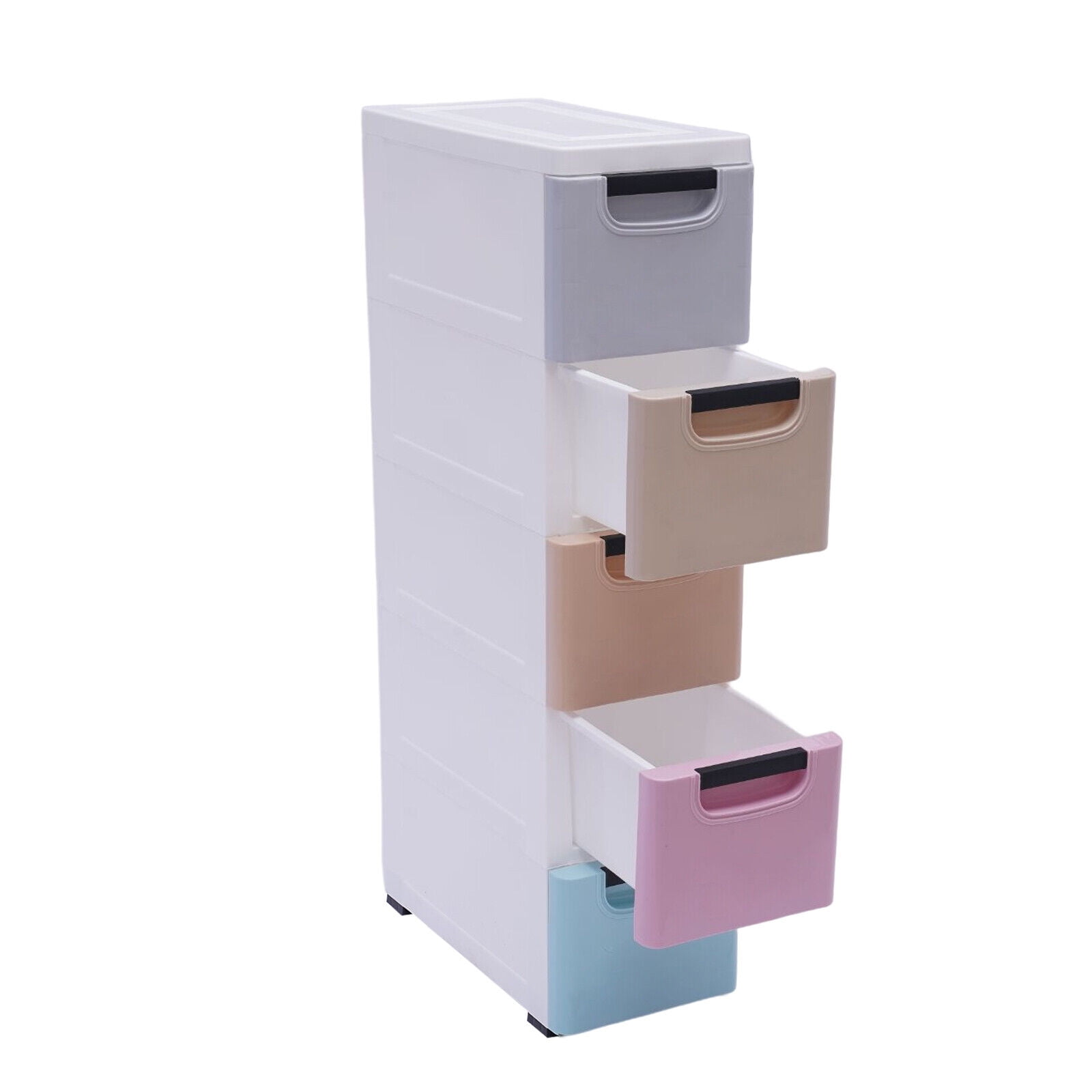 Miumaeov Stackable Vertical 5 Drawers Storage Cabinet Clothes Storage ...